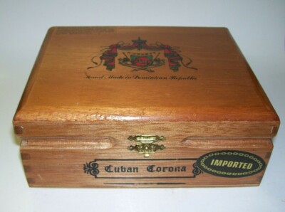 Corona Wooden Cigar Box | eBay
