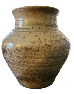 Stunning Studio Pottery Raku Vase, Signed AH 2006, 8" | eBay
