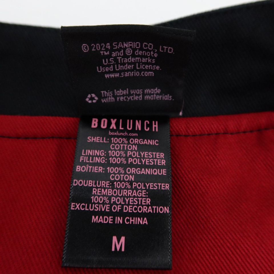 Sanrio Hello Kitty Cropped Racing Jacket Coat Women's Medium Embroidered Flames | eBay