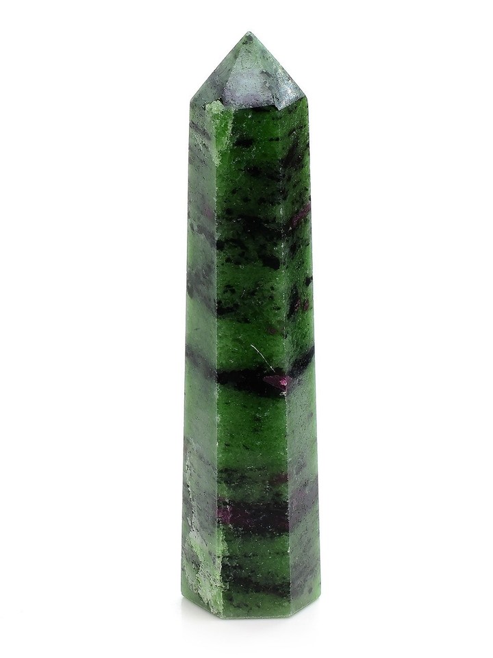 Ruby Zoisite Obelisk Tower Point | eBay