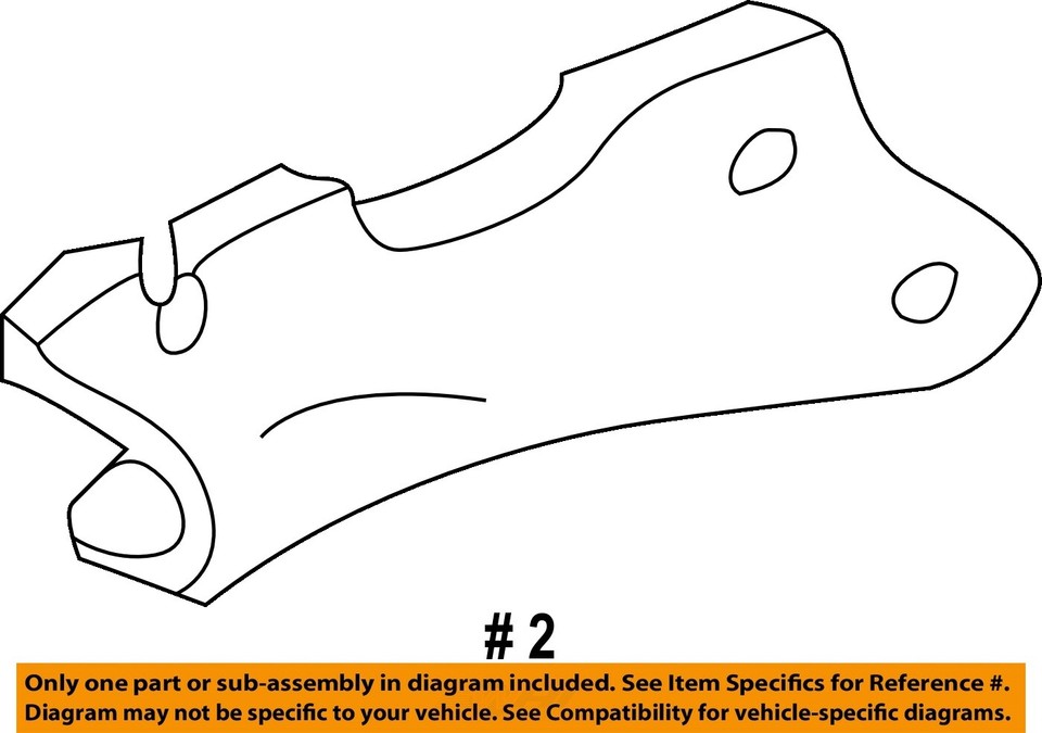 GM OEM 00-13 Avalanche 1500 Bumper Components-Bumper Bracket 15008432 ...