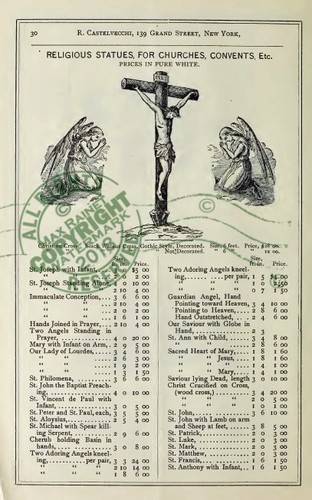 R Castelvecchi (1878) Samples CATALOG Antique Plaster Statue Busts ...