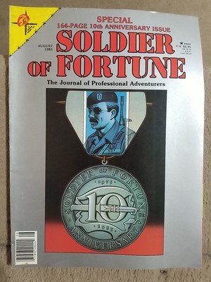 SOLDIER OF FORTUNE Magazine 10th Anniversary Issue August 1985 | eBay