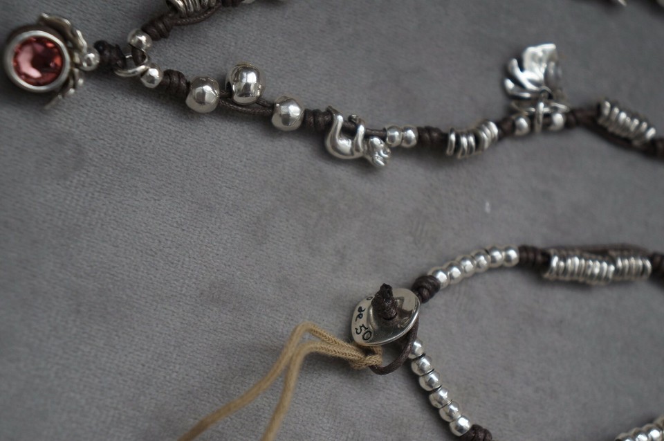 NWT UNO De 50 Crystal Silver Monkey Charm "Jungle" Long Short Necklace ...