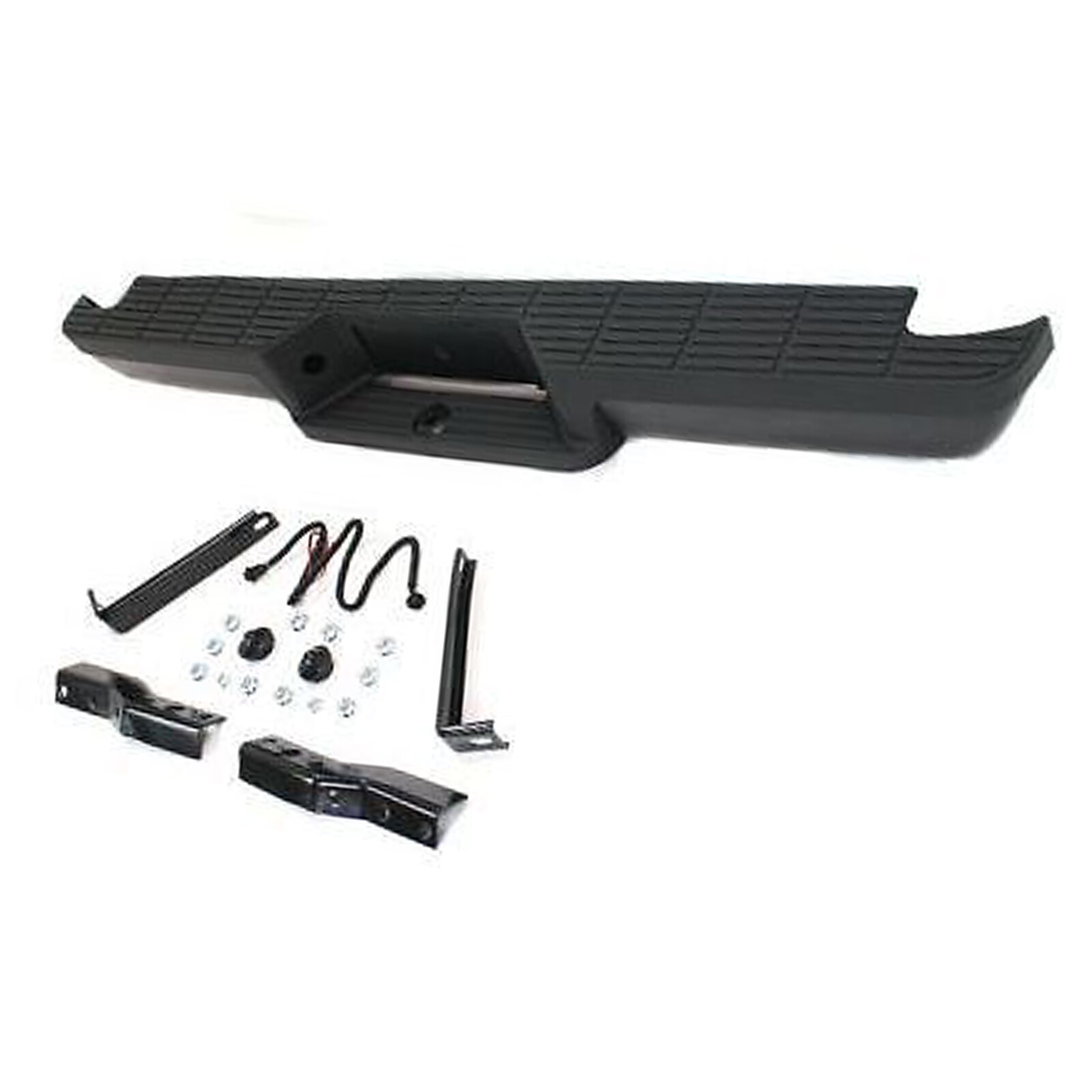 NEW Primered- Complete Steel Rear Step Bumper Assembly For 1993-2011 ...