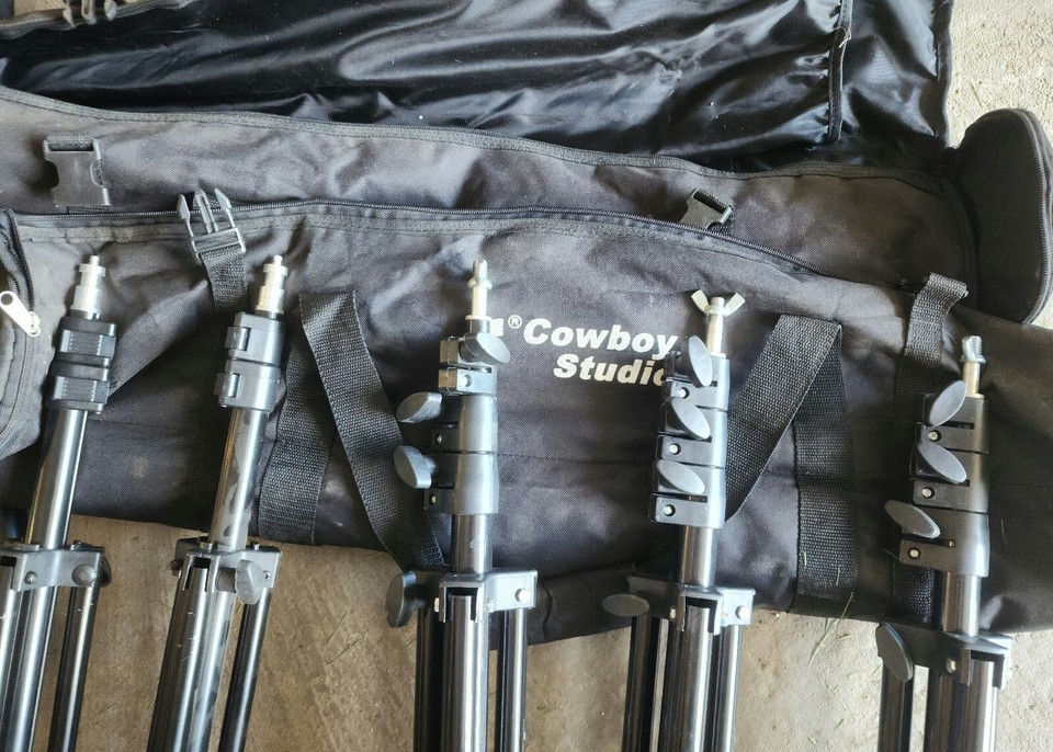 Cowboy Studio Lot 8 Piece Photo Lighting Kit | Adjustable Light Stands ...