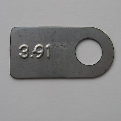 MOPAR 8 3/4 Rear Axle 3.91 Ratio Tag End Sure Grip Cuda Charger Road ...