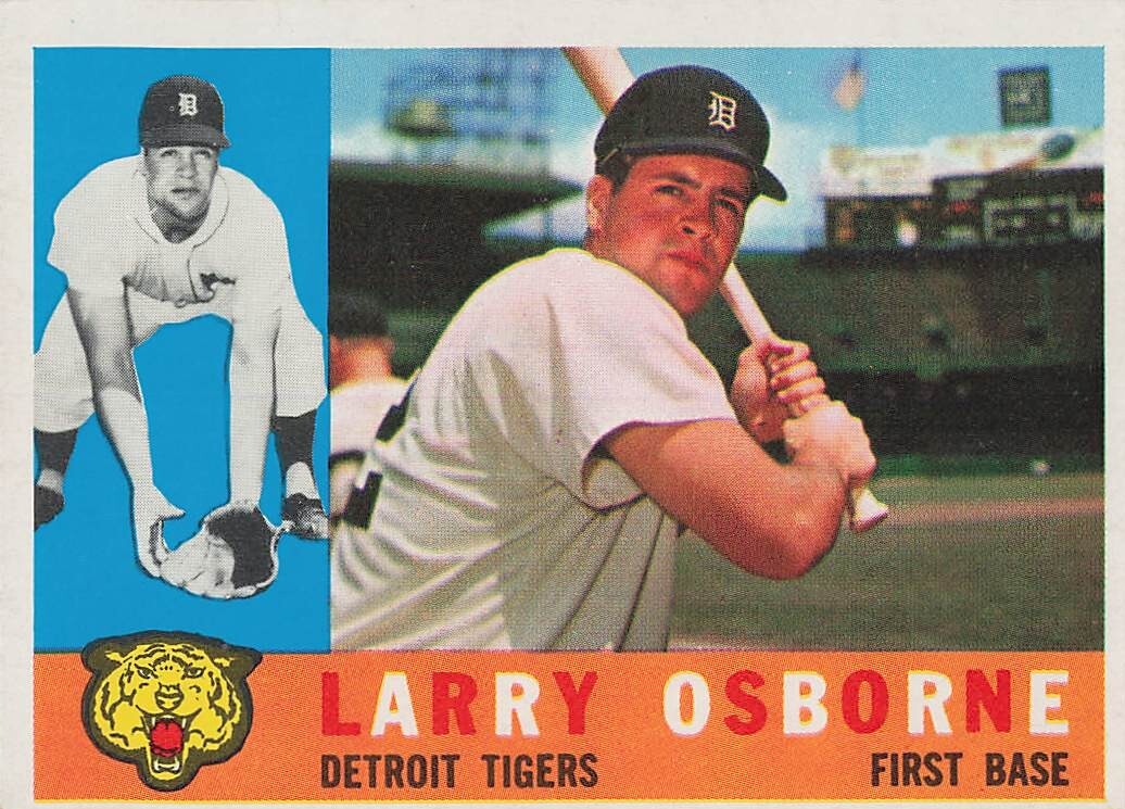 LARRY OSBORNE 1960 TOPPS BASEBALL #201 | eBay