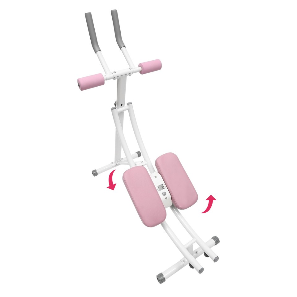 Ab Abdominal Exercise Machine Foldable Home Gym Workout Sit Up Bench ...