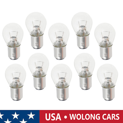 10 Pcs 1156 12v Trunk Light Brake Light Bulb Lamp Turn Signal Light for ...