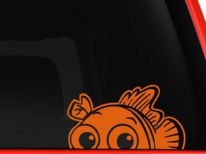 Nemo Finding Dory Peeking 6" Orange Car Truck Vinyl Decal sticker | eBay