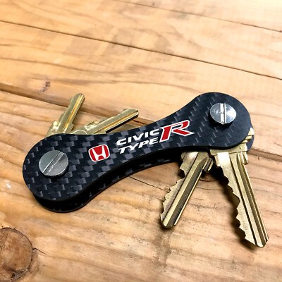 Honda Civic Type R Real Carbon Fiber Key Organizer Holder Key Chain | eBay