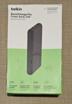 Belkin BOOST CHARGE PRO 20K Black Powerbank | eBay