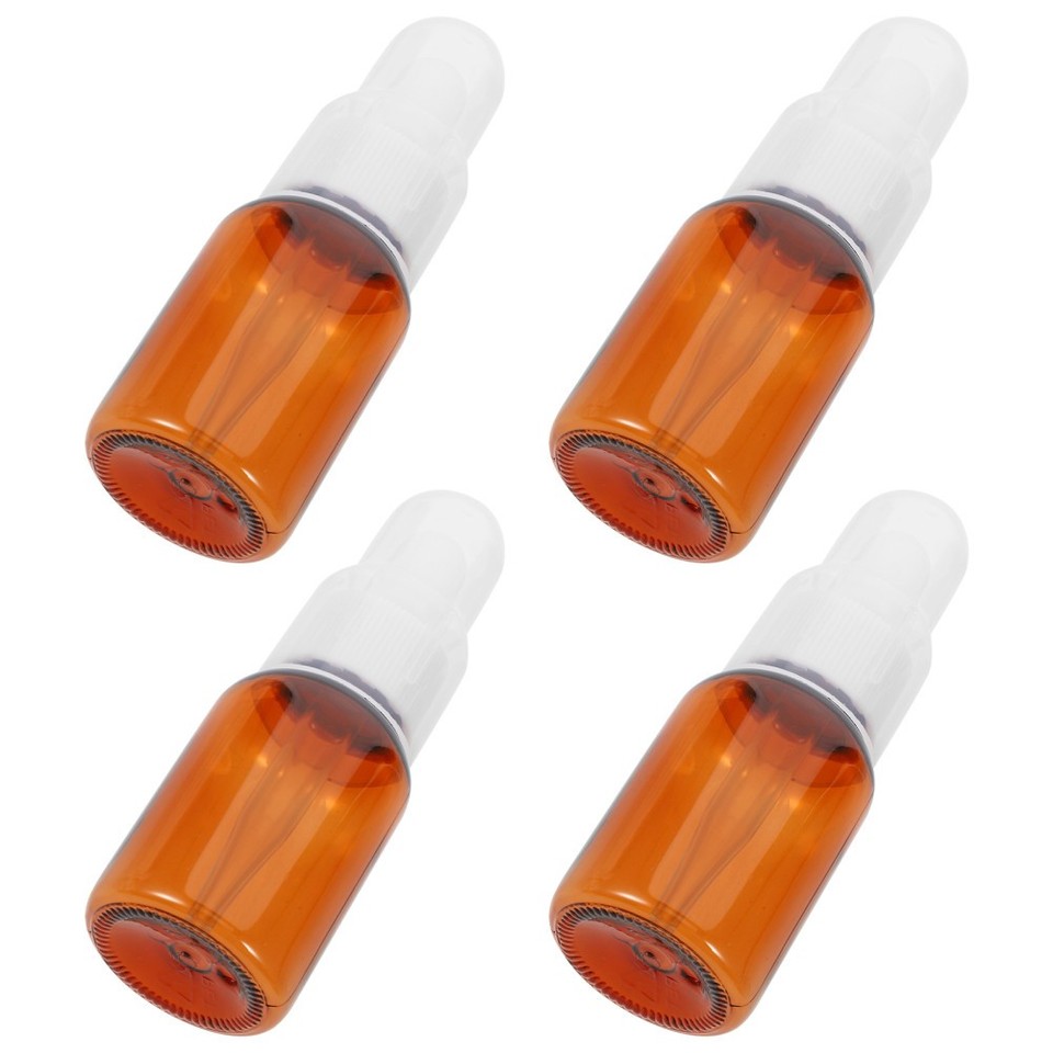4pcs Essential Oil Bottles Dropper Bottles Small Dispenser Bottles ...