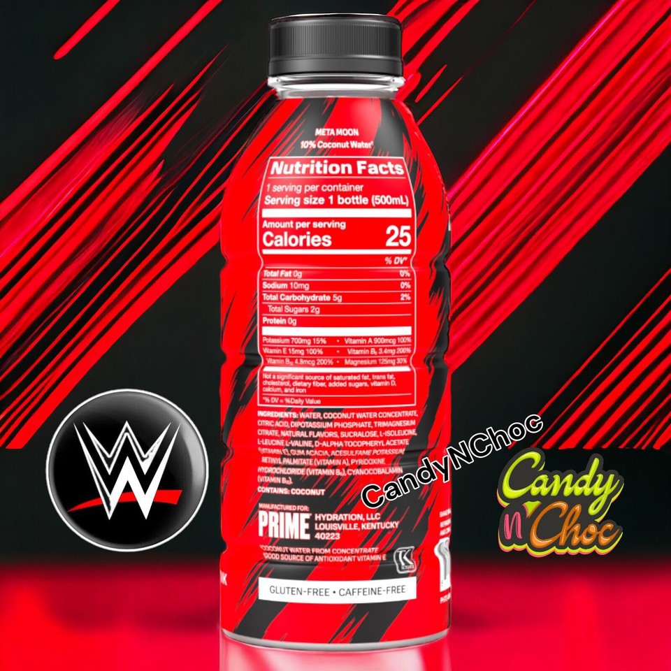 Prime Hydration WWE Rare USA Import New Release Drink 500ml In Hand Out ...