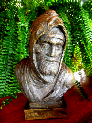 Michelangelo Self Portrait Sculpture