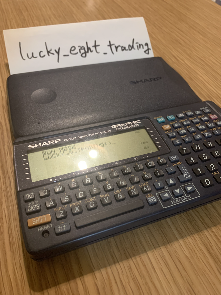 Sharp Pocket Computer PC G850VS Function Calculator Tested [H] | eBay