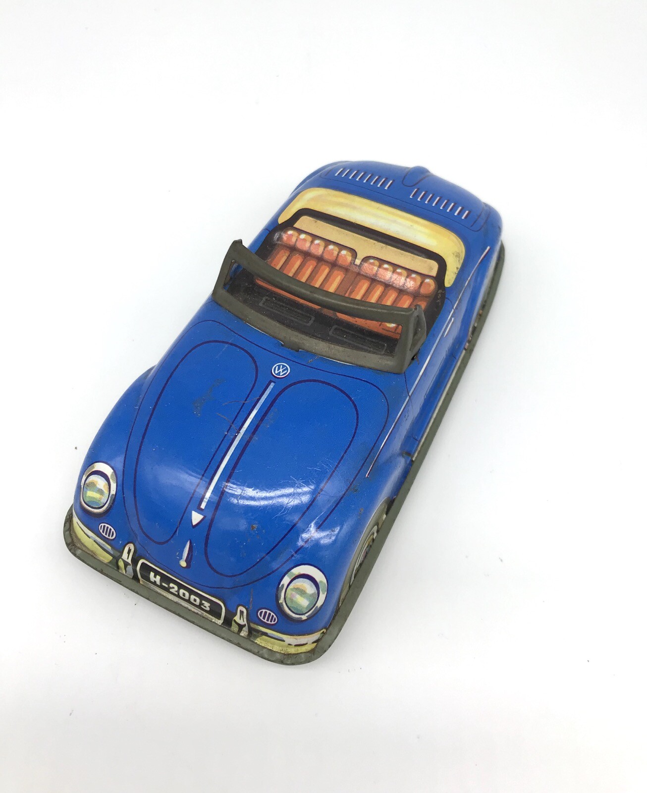 HEBMÜLLER VW CAR TOY SPLIT BUG BEETLE KDF WAGEN HEB HEBMULLER KÄFER TIN ...