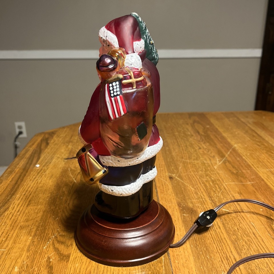 Vintage Old World Christmas Santa Claus Glass Lighted Figure W/O Box | eBay