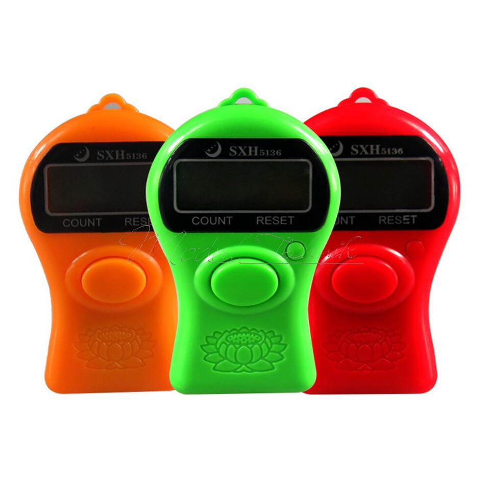 Electronic Tally Counter 5-digit 0-99999 Mini Manual Keychain ...