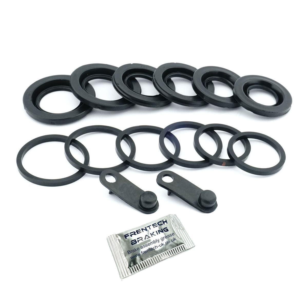 1x Front Brake Caliper Repair Kit For Porsche Cayenne (19Z Brembo 6 Pot ...