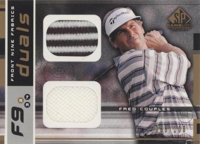 2003 SP Game Used Edition - Front Nine Fabrics Fred Couples #F9-FC ...