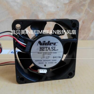 1pcs Nidec D06G-24TH04BS 6020 6CM 24V 0.11a power supply fan 3pin | eBay