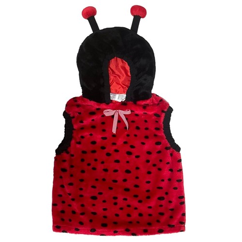 Ladybug Plush Hooded Halloween Costume Size Child One Piece Large Dress ...