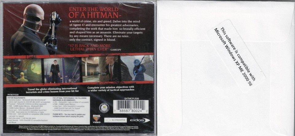 Deus Ex Game of the Year Edition and Hitman Contracts Pc New XP | eBay