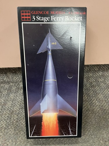 * GLENCOE MODELS 1/288 SCALE 3 STAGE FERRY ROCKET PLASTIC MODEL KIT ...
