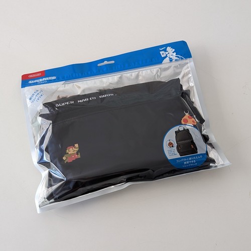 Nintendo Super Mario Travel Folding Backpack Rucksack From Japan 8-Bit ...