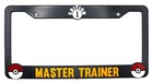 1st Edition Master Trainer for Pokemon 3D Raised License Plate Frame | eBay