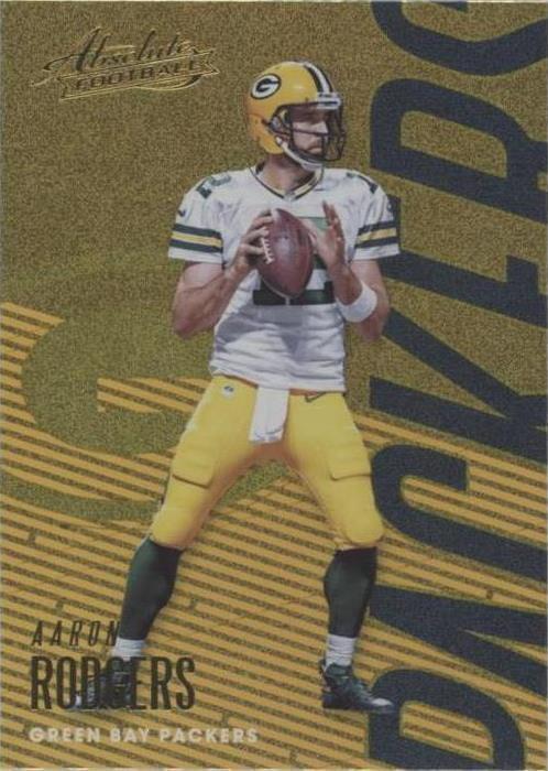 2018 Panini Absolute - Aaron Rodgers #35 Gold Spectrum for sale online ...
