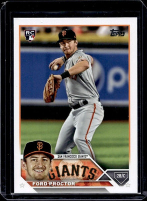 2023 Topps Ford Proctor RC San Francisco Giants #472 | eBay