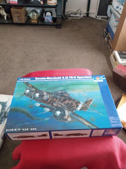 Trumpeter 02817 1/48 Savoia-marchetti Sm79-ii SPARVIERO WWII Italian ...