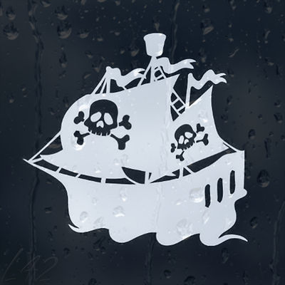 Pirate Ship Car Decal Vinyl Sticker For Window Bumper Panel | eBay UK