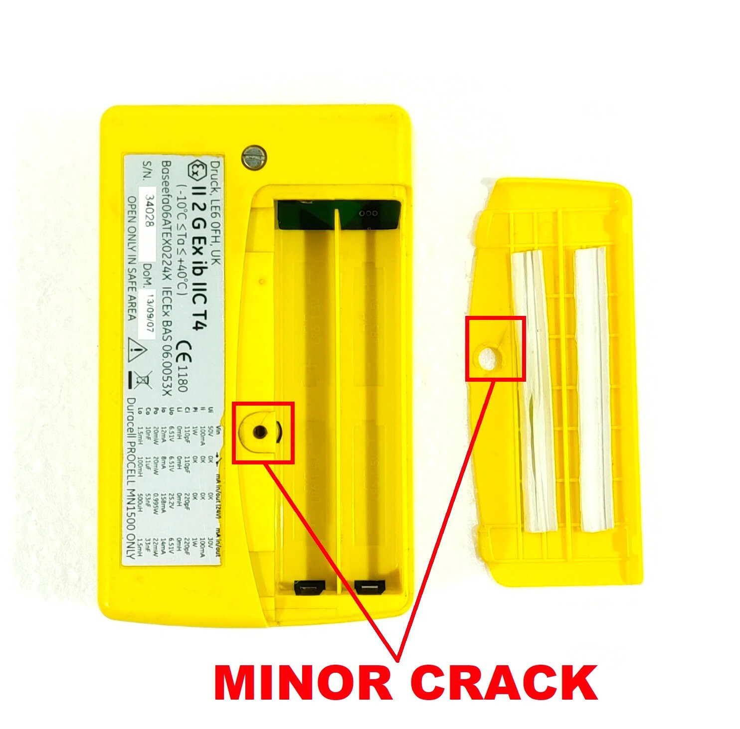 GE DRUCK UPS-III-IS INTRINSICALLY SAFE LOOP CALIBRATOR (MINOR BODY ...