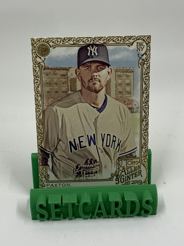 2019 Topps Allen & Ginter Hot Box Gold James Paxton #267 Yankees ...