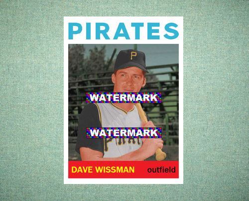 Dave Wissman Pittsburgh Pirates 1964 Style Custom Baseball Art Card | eBay