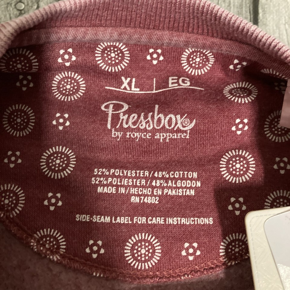 NWT Women’s Pressbox Arkansas Razorbacks Vintage Wash Tunic Sweatshirt ...