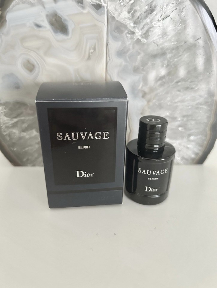 Dior Sauvage Elixir Dior Savage Elixir Mini Bottle New in Box | eBay