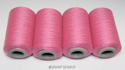 DARK PINK #608 SPUN POLYESTER SERGER & QUILTING THREAD 4 TUBES 1000 YDS ...