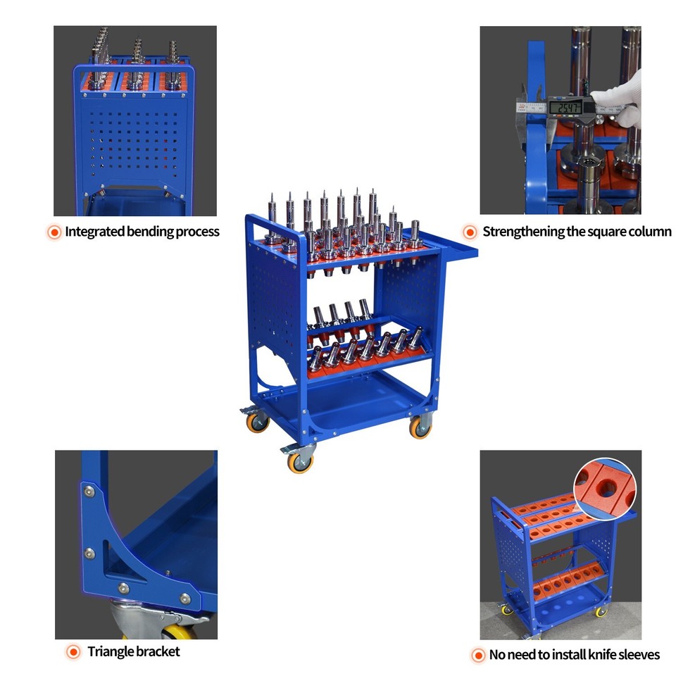 CAT40 CNC Tool Cart BT40 cnc tool holder trolley with mounting tool | eBay