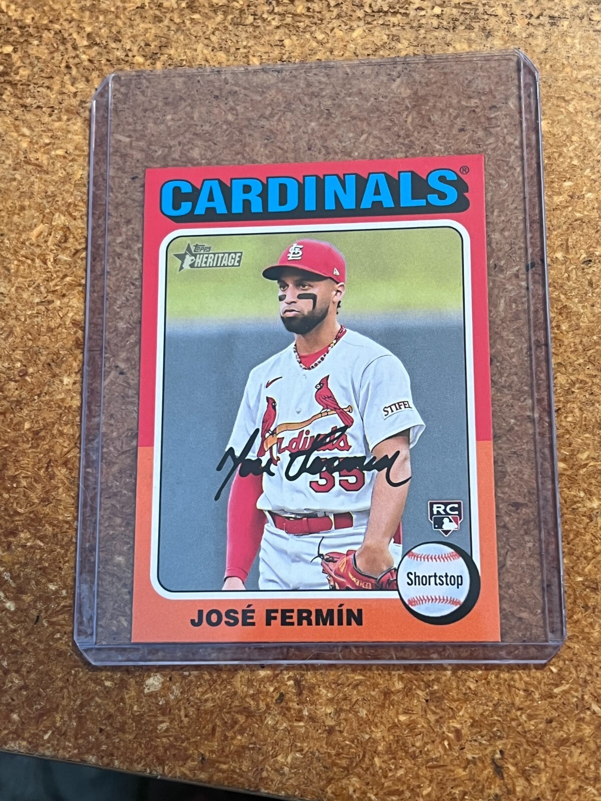 2024 Topps Heritage Mini Baseball # 322 Jose Fermin RC | eBay
