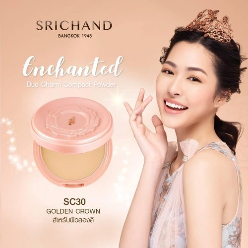 Srichand Enchanted Duo Charm Compact Foundation Powder 9.5 g #SC30 ...