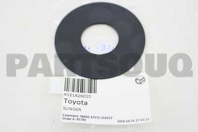 4121426010 Genuine Toyota SLINGER, FRONT AXLE DRIVE PINION OIL 41214 ...
