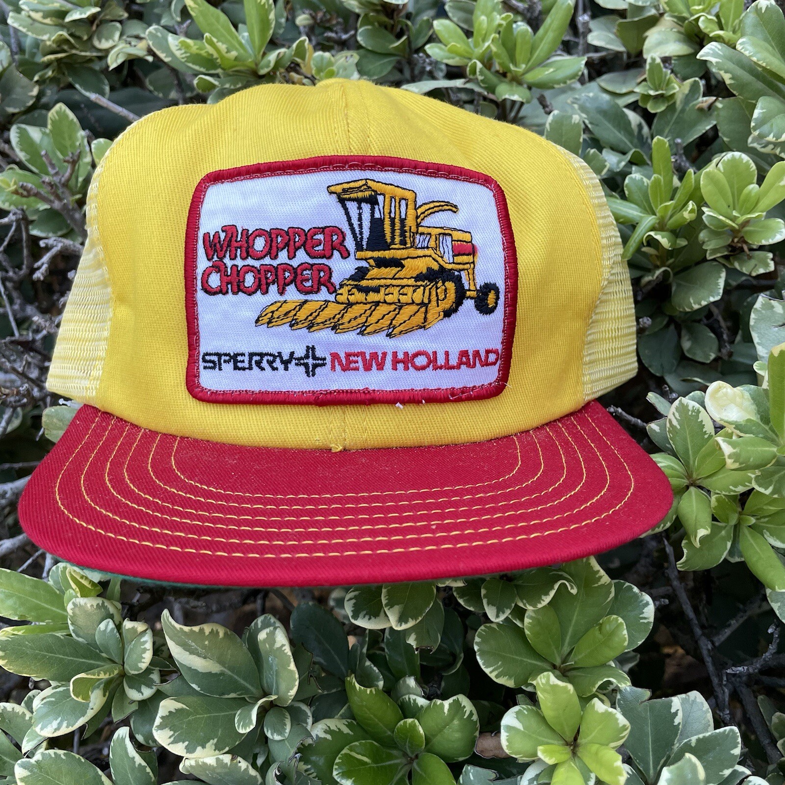 Vintage Whopper Chopper Farm Patch Trucker Hat Snapba… - Gem