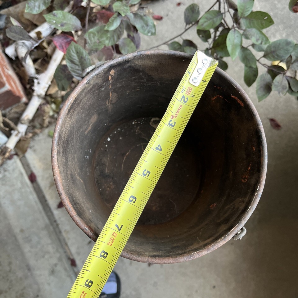 Vintage Pure Red Lead 25 lb. Black Can by The National Lead Co Bucket ...