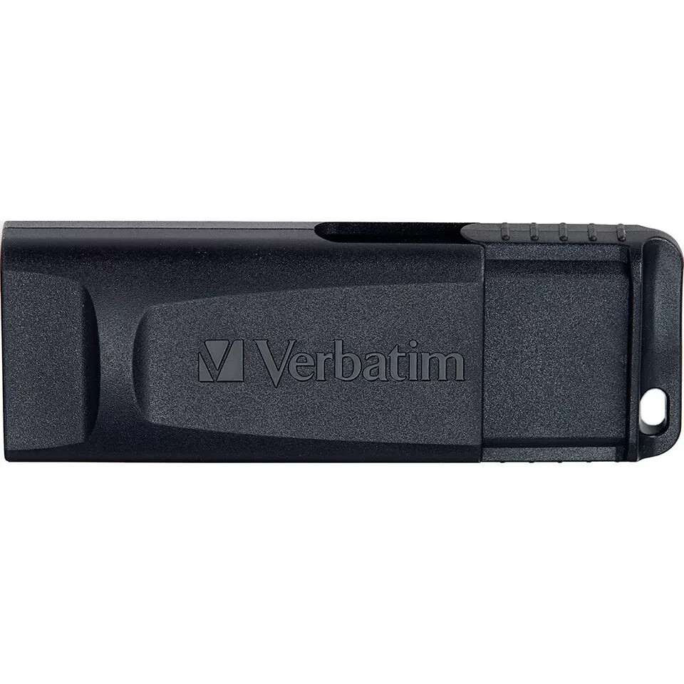 Verbatim 10PK USB 32GB Slider Flash Drive 2.0 Black Memory Stick ...