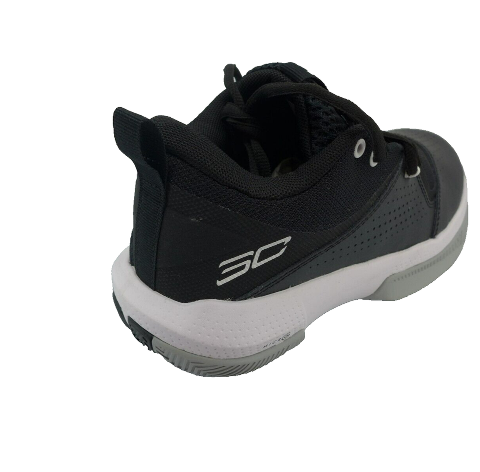 Under Armour SC 3 Zero IV Kids Black White Athletic Shoes Size 6Y New ...